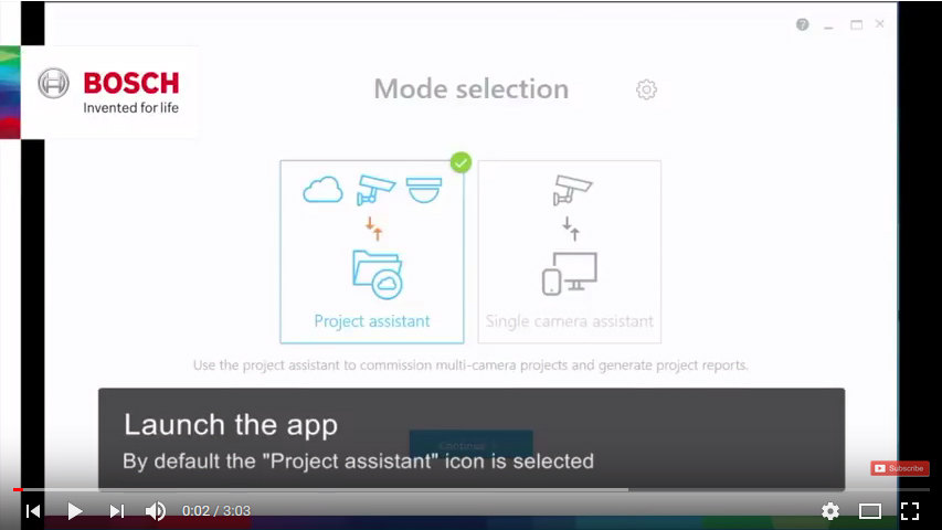 Bosch Project Assistant App Videos - PSI