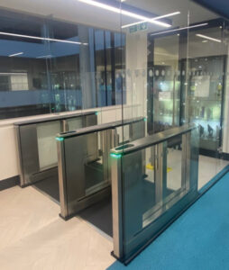 Speed gates installed at Tesco Mobile Head Office - PSI
