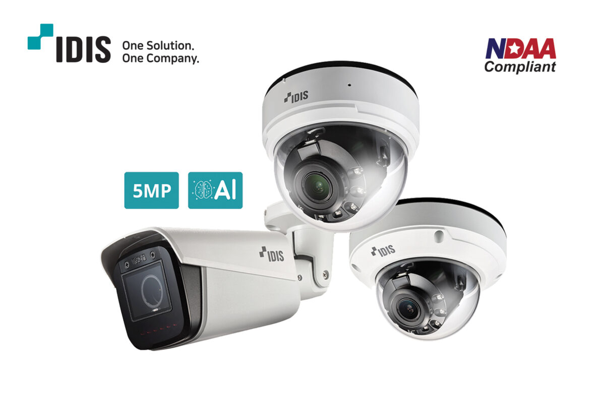 IDIS launches deep learning powered 5mp Edge AI camera range – PSI