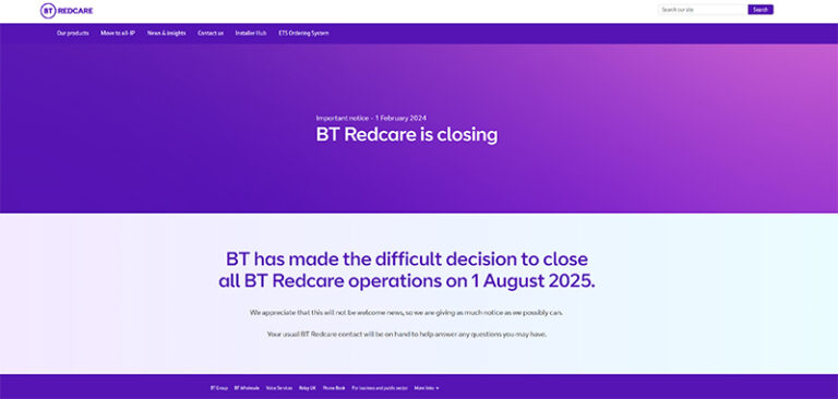 BT Redcare to close operations in 2025 - PSI